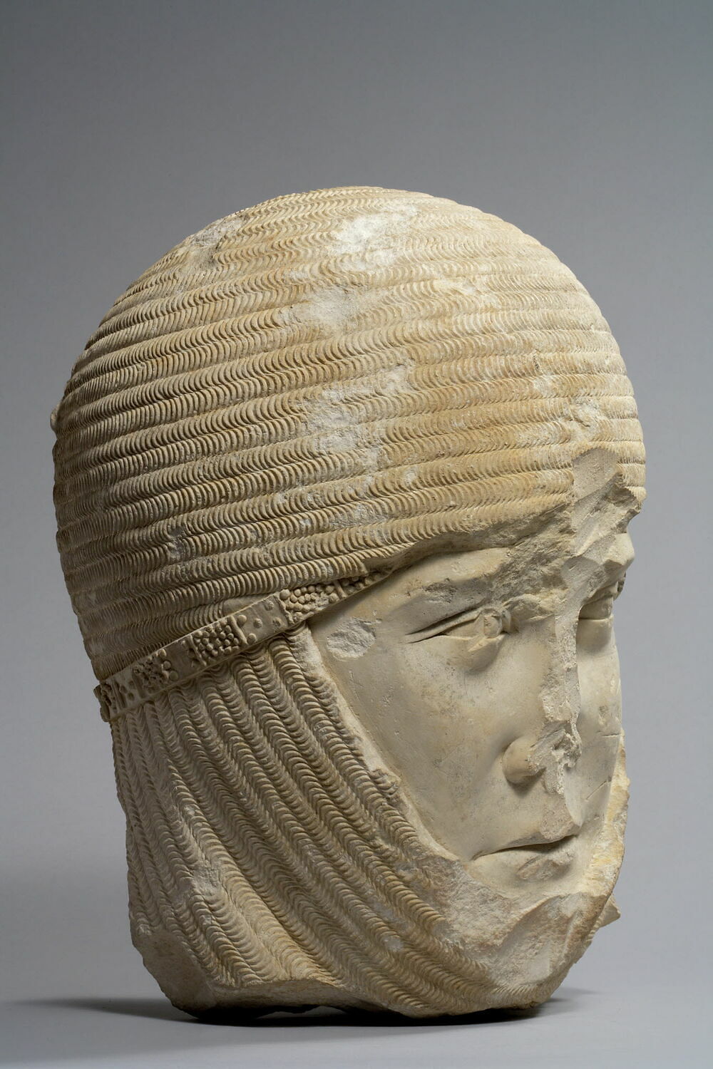 Tête de chevalier coiffé d'une cotte de mailles - Louvre site des ...