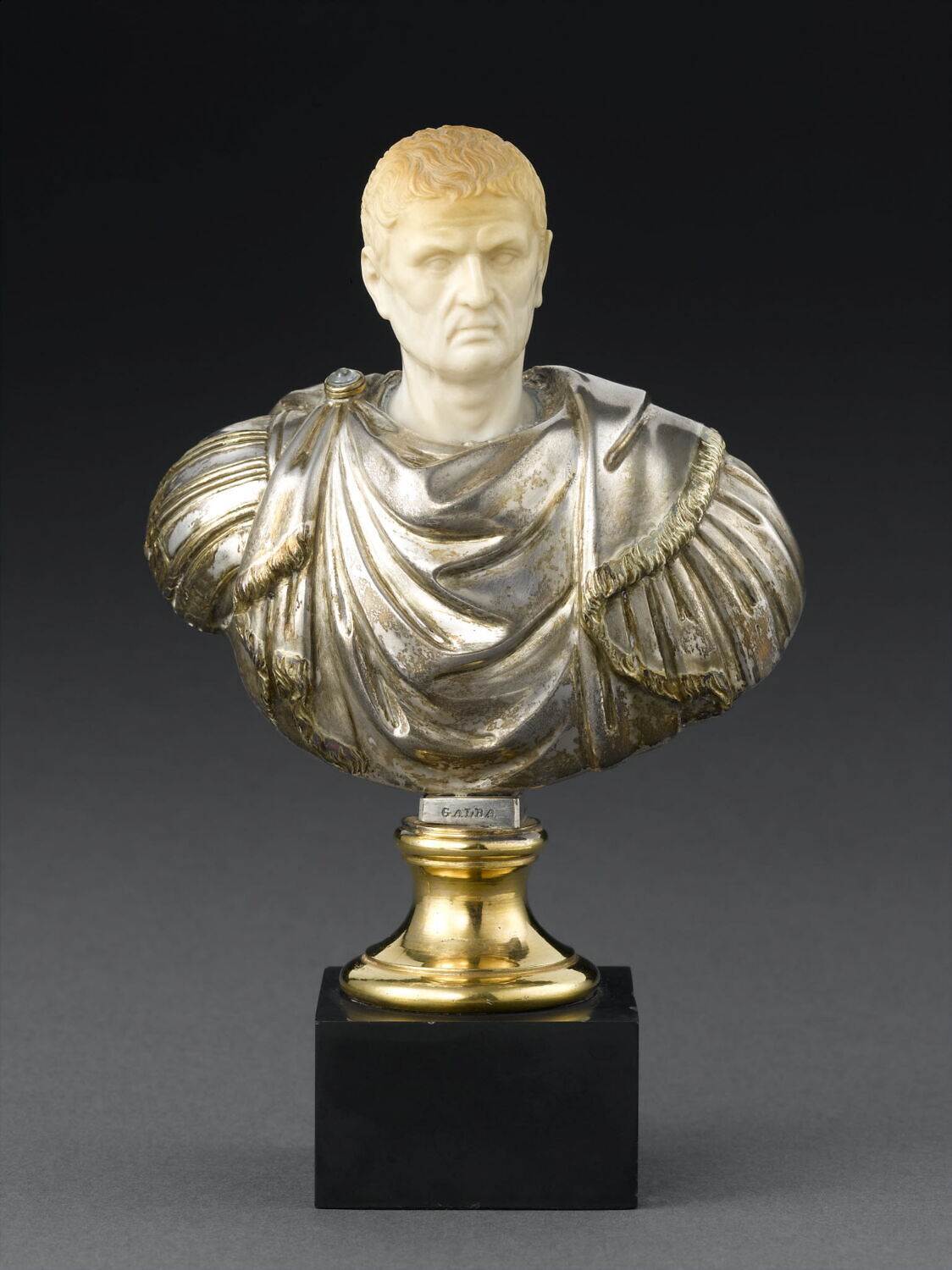 Buste de l'empereur Galba - Louvre site des collections