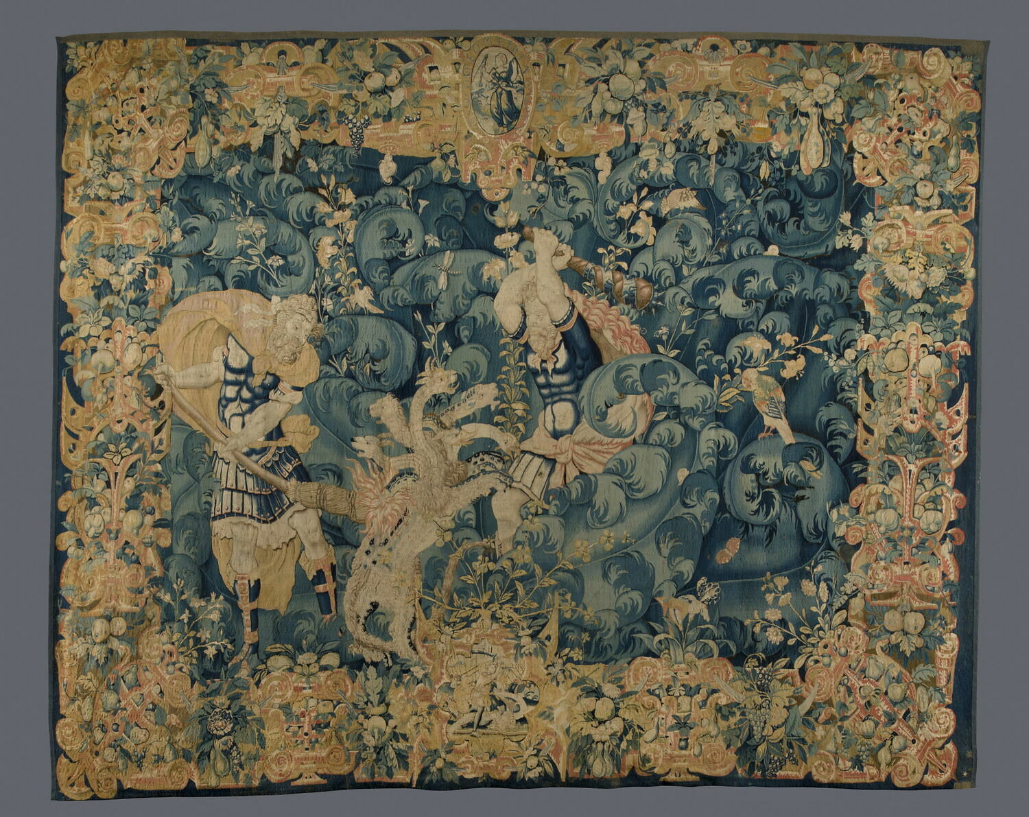 Hercule et l'hydre de Lerne, de la tenture des Travaux d'Hercule ...