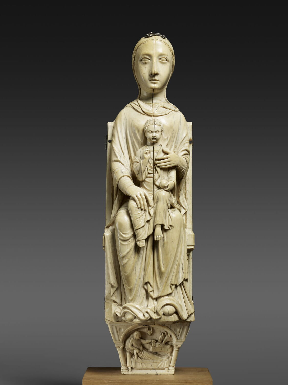 Statuette : Vierge ouvrante - Louvre site des collections