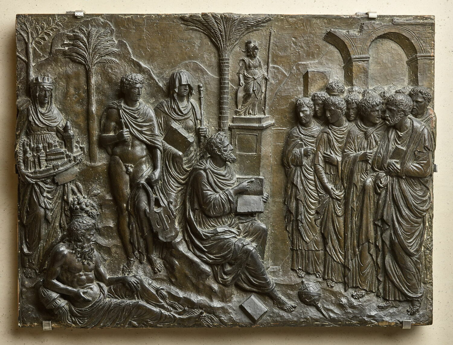 Bas-relief : enseignement - Louvre site des collections