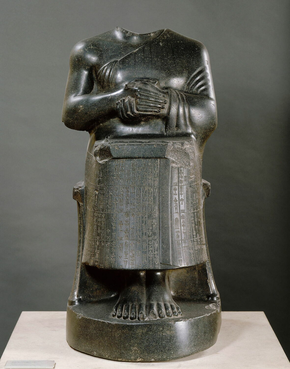 Gudea B dit "Architecte au plan" - Louvre site des collections