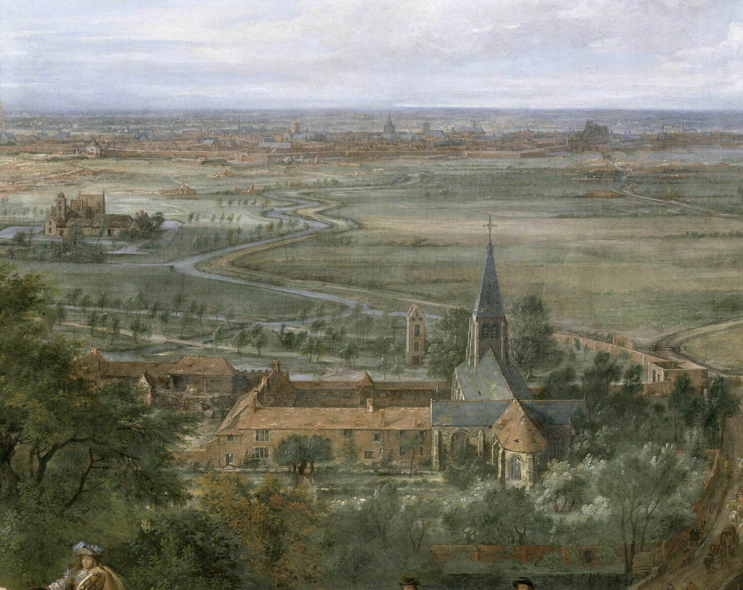 Louis XIV au siège de Lille, devant le prieuré de Fives, août 1667 ...