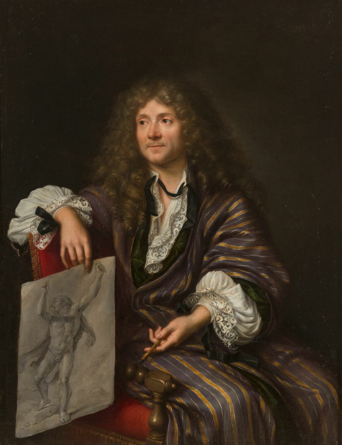 Portrait de Nicolas Loir (1624-1679), peintre - Louvre site des collections