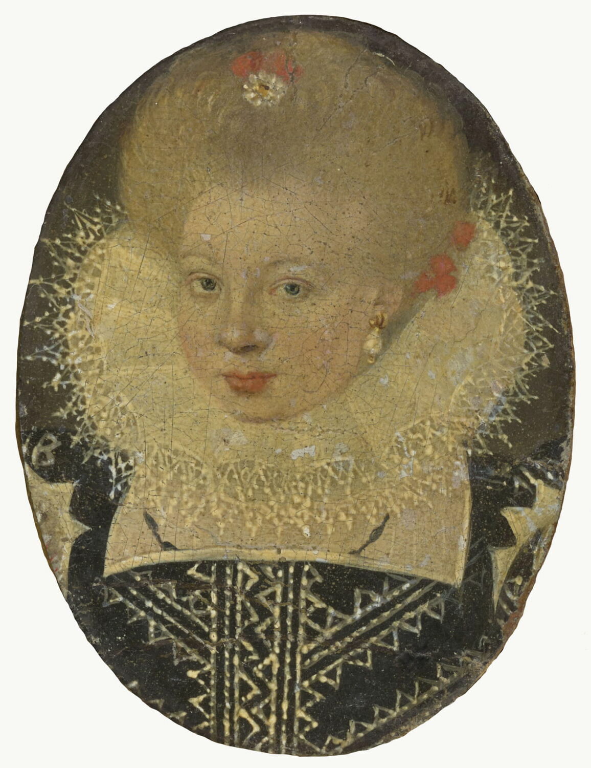 Portrait de Catherine de Bourbon, duchesse de Bar (1558-1694), soeur de ...