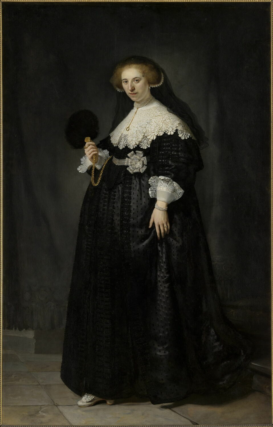 Portrait de Oopjen Coppit en costume à la française - Louvre site des ...
