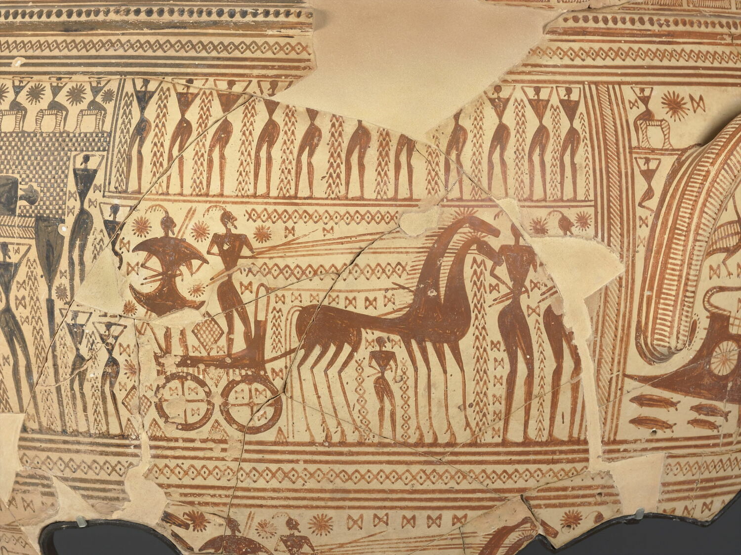 cratère de Dipylon - Louvre site des collections