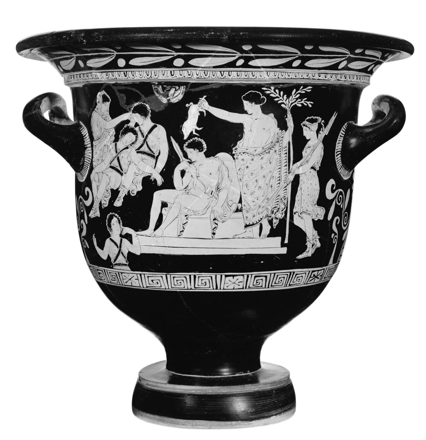 cratère des Euménides - Louvre site des collections