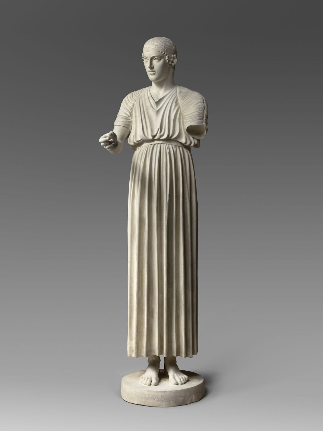 Tirage de l'Aurige de Delphes - Louvre site des collections
