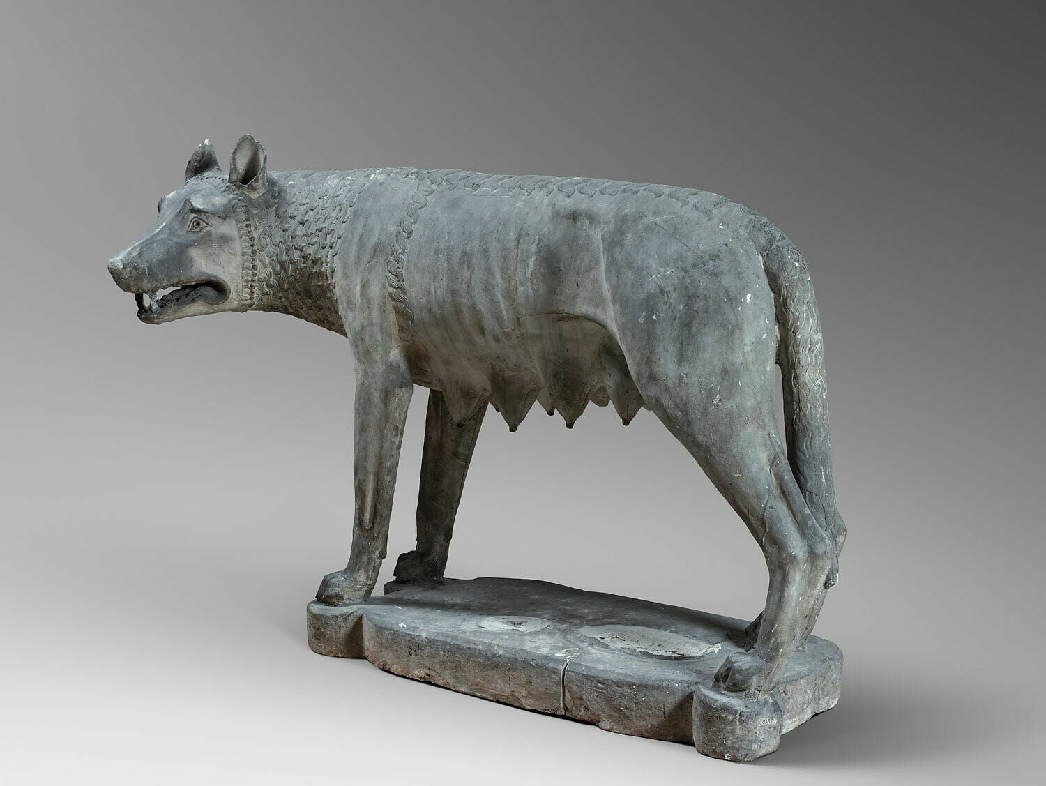 Tirage de la statue de la "Louve du Capitole", ou "Groupe du Lupercal ...