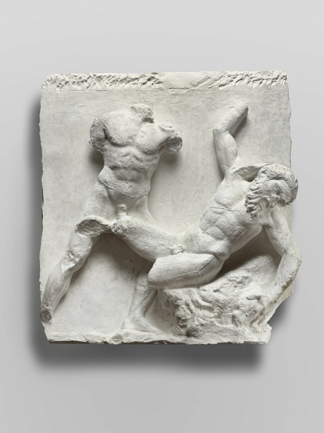 Tirage d'une métope représentant Thésée et Sciron - Louvre Collections