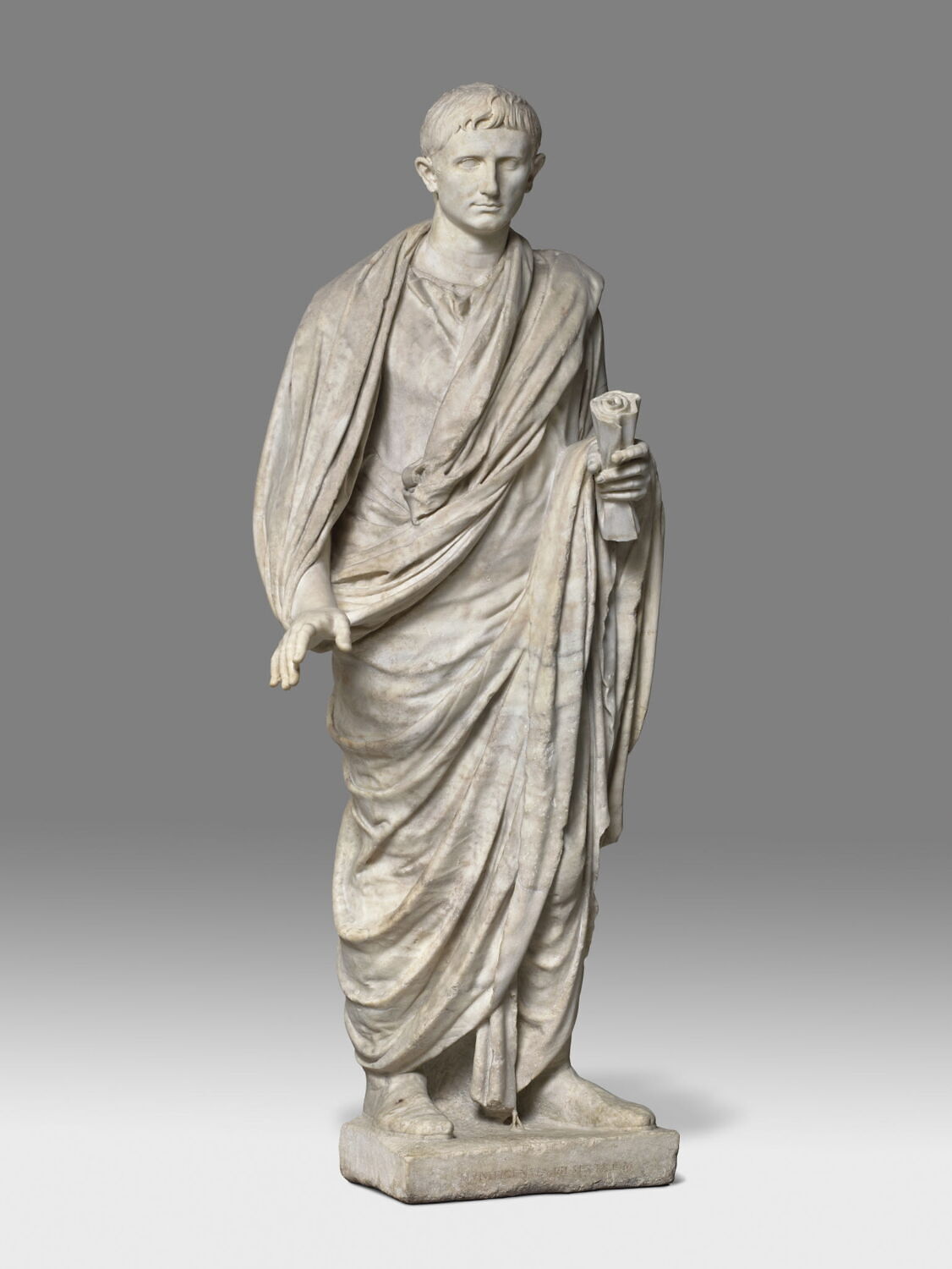 Statue d'Auguste - Louvre site des collections