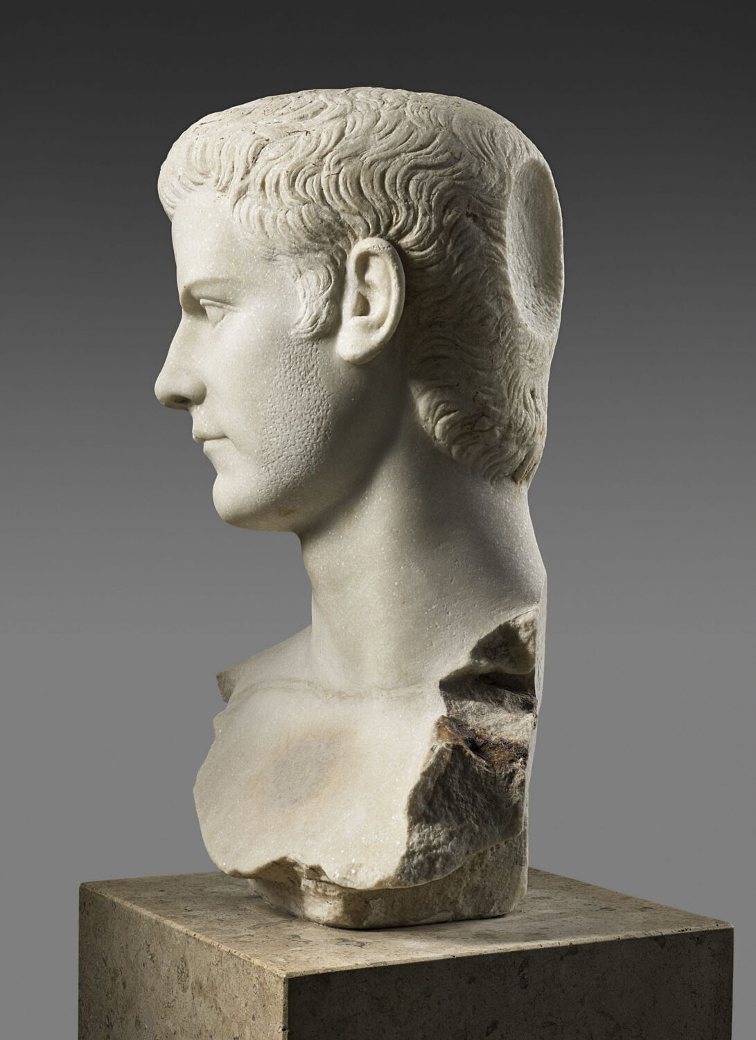 statue en buste - Louvre site des collections