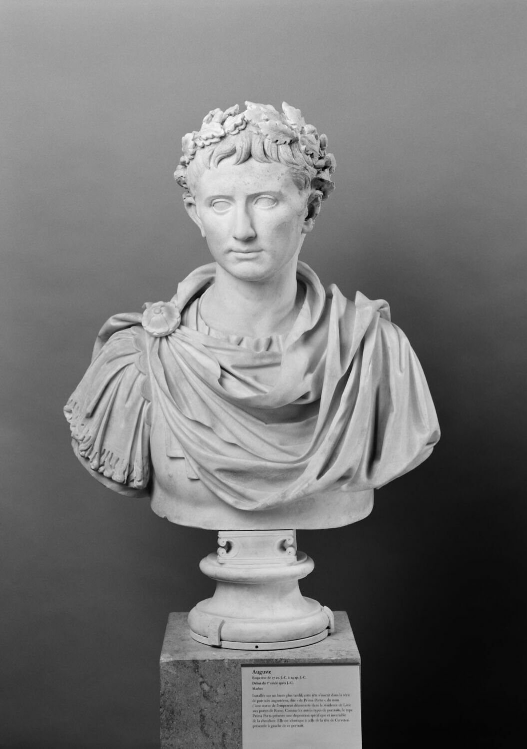 Buste d'Auguste - Louvre site des collections