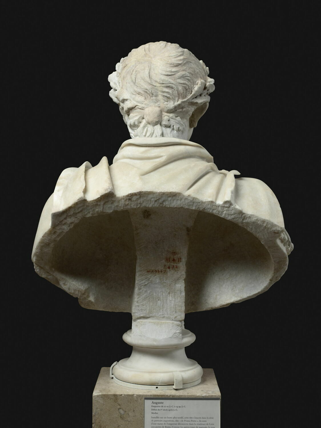 Buste d'Auguste - Louvre site des collections