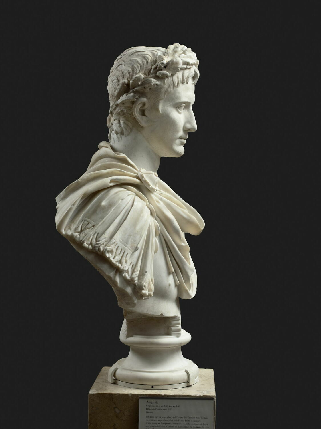 Buste d'Auguste - Louvre site des collections