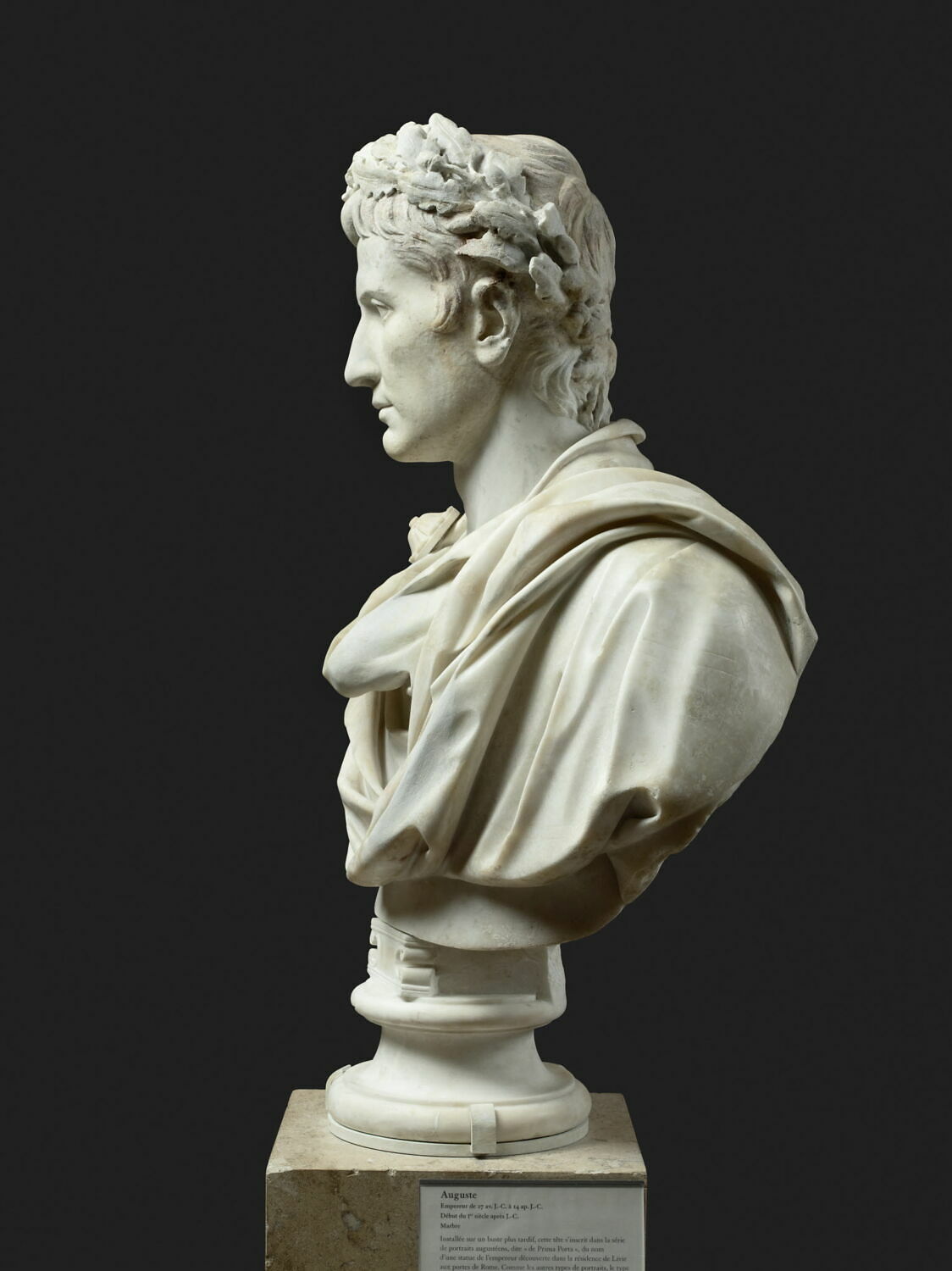 Buste d'Auguste - Louvre site des collections