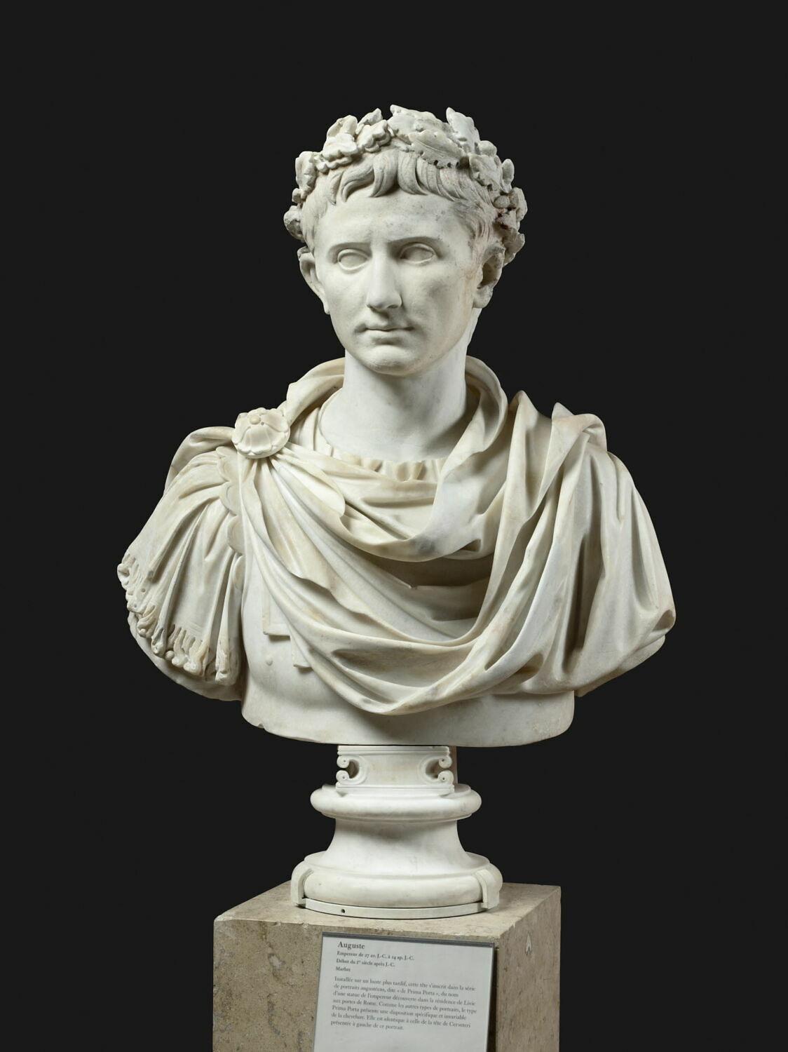Buste d'Auguste - Louvre site des collections