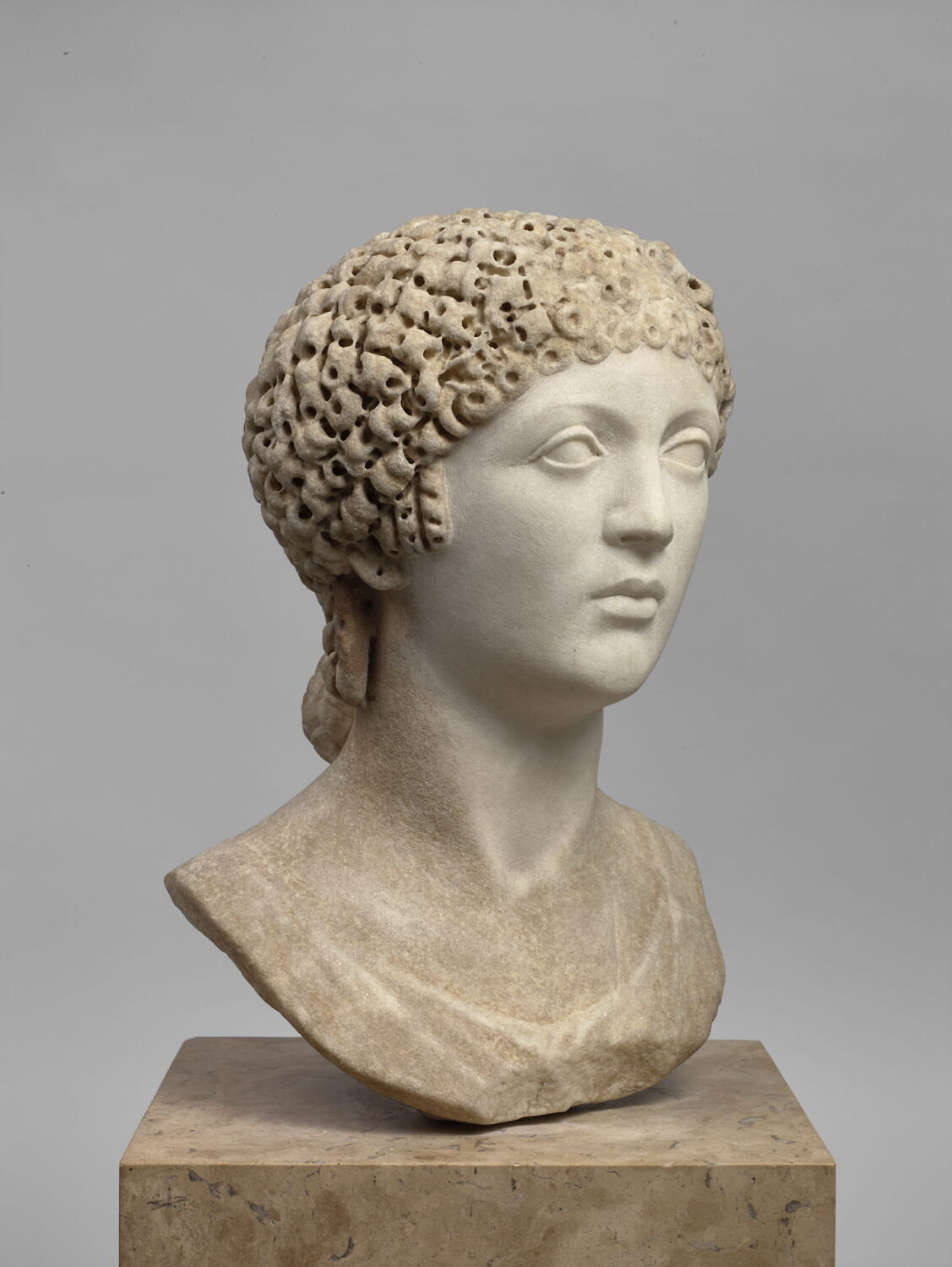 statue en buste - Louvre site des collections