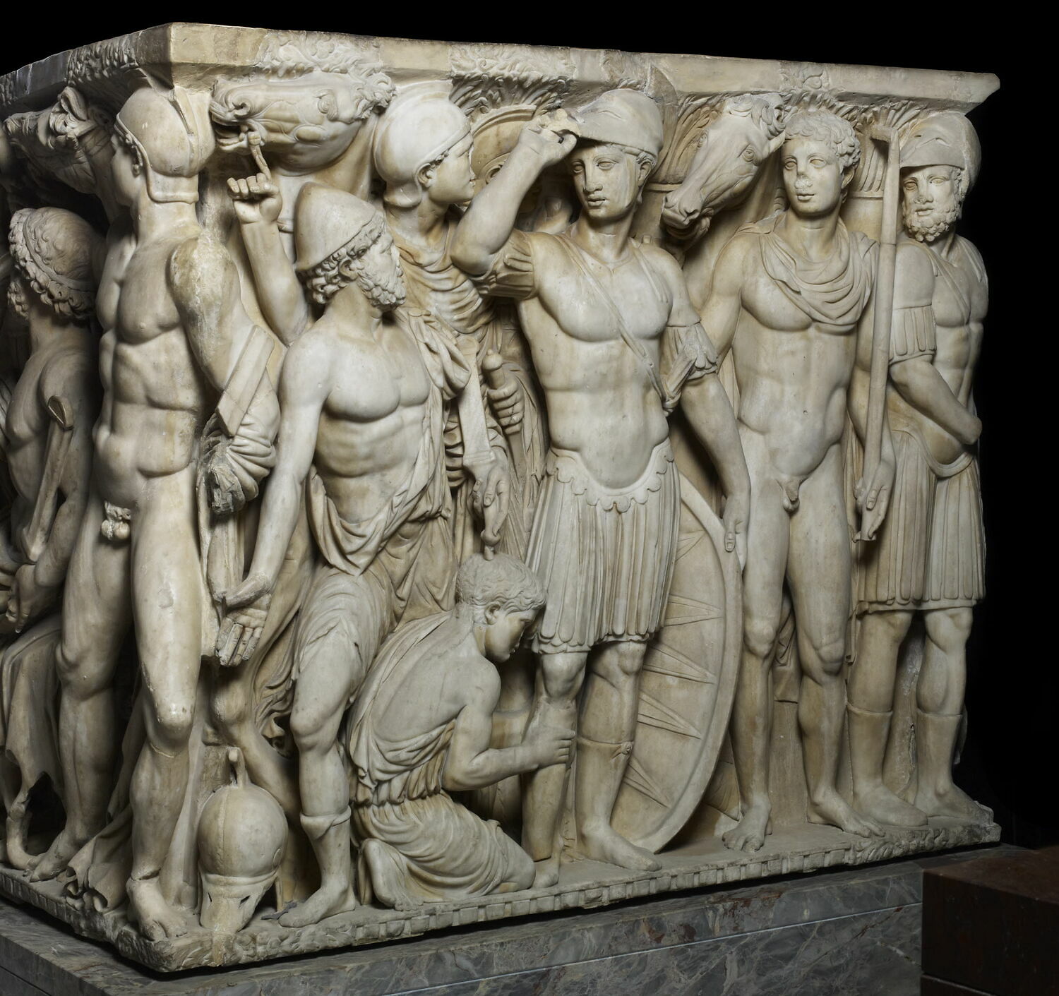 Sarcophage d'Achille à Skyros - Louvre site des collections