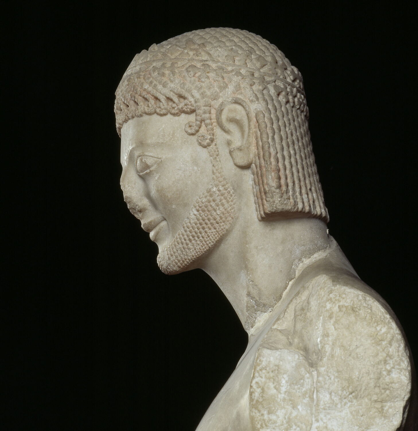 Tête du cavalier Rampin - Louvre site des collections