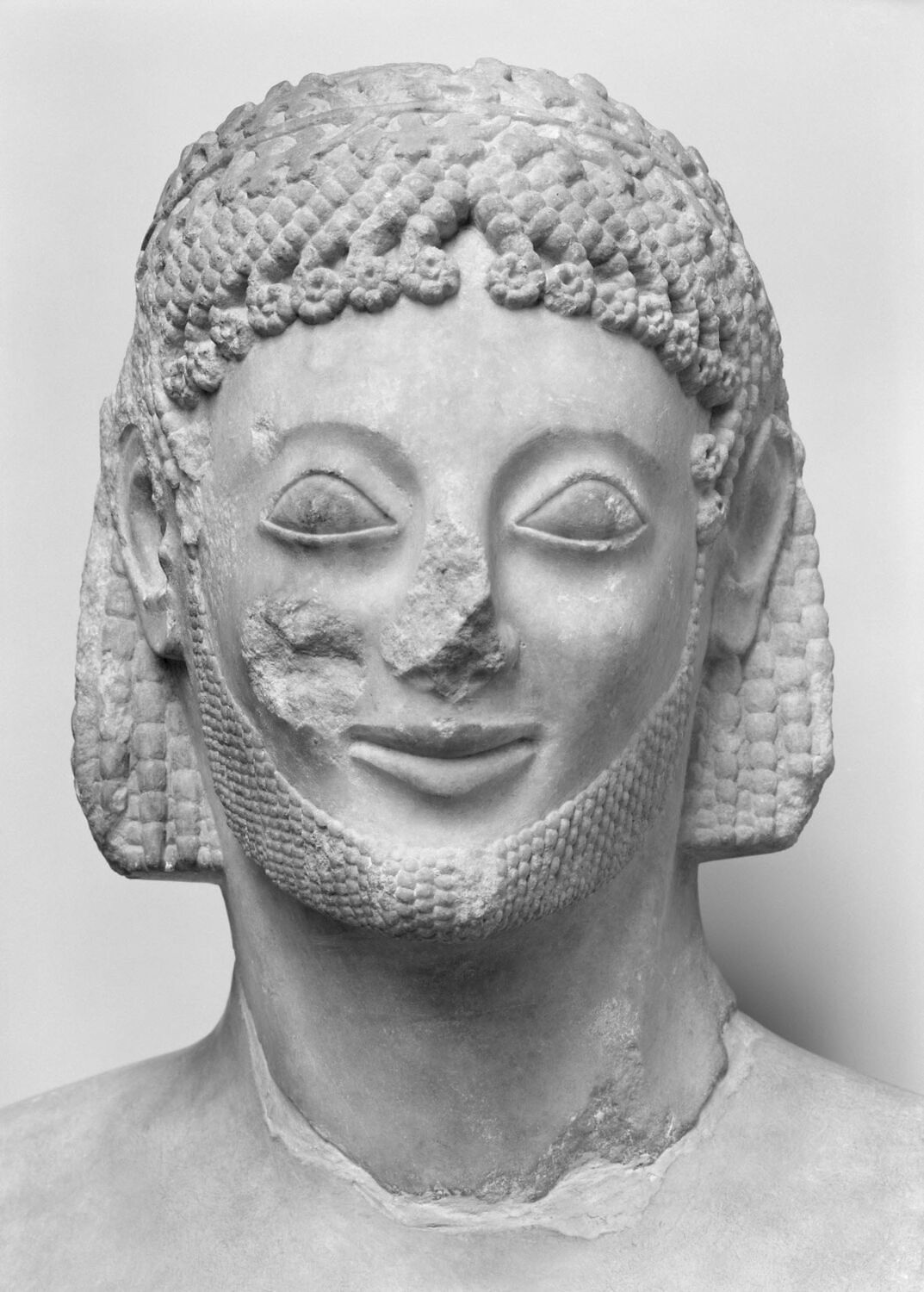 Tête du cavalier Rampin - Louvre site des collections