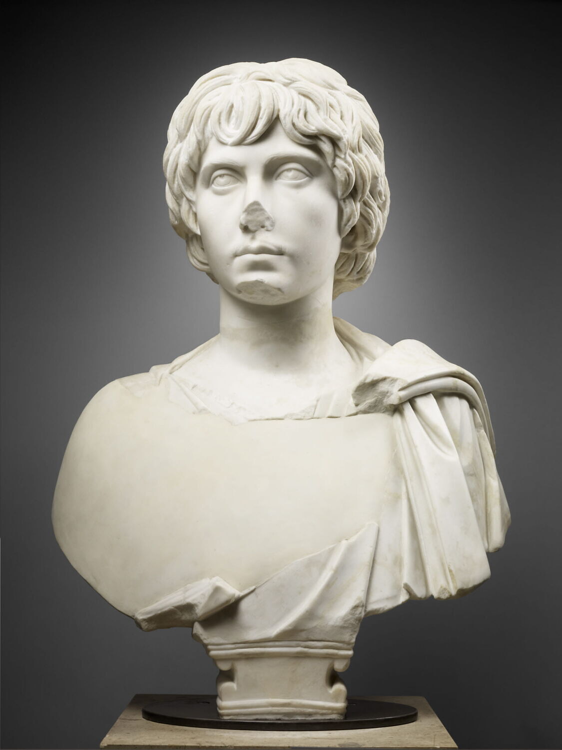 statue en buste - Louvre site des collections