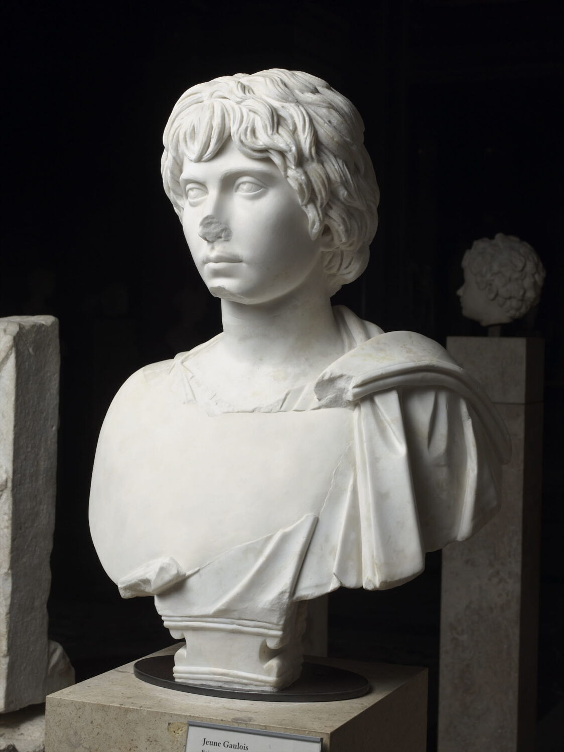 statue en buste - Louvre site des collections