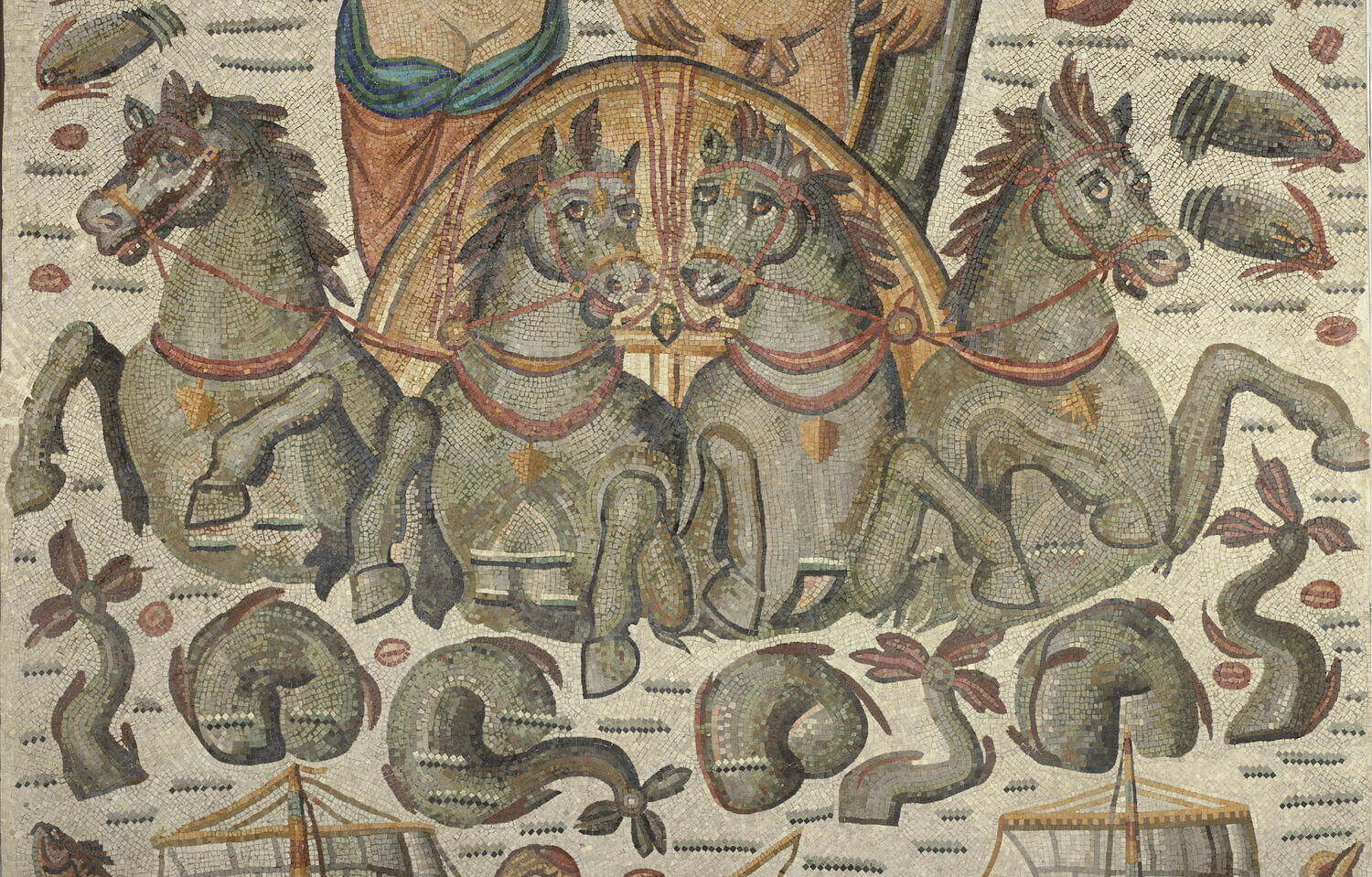 Mosaïque de Neptune et Amphitrite - Louvre site des collections