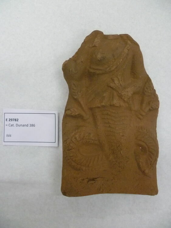 figurine d'Isis serpent - Louvre site des collections