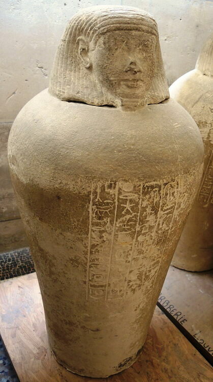 vase canope - Louvre site des collections