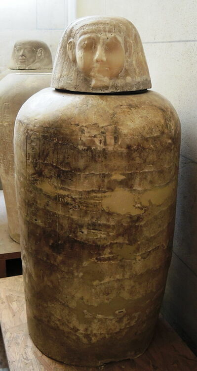 vase canope - Louvre site des collections