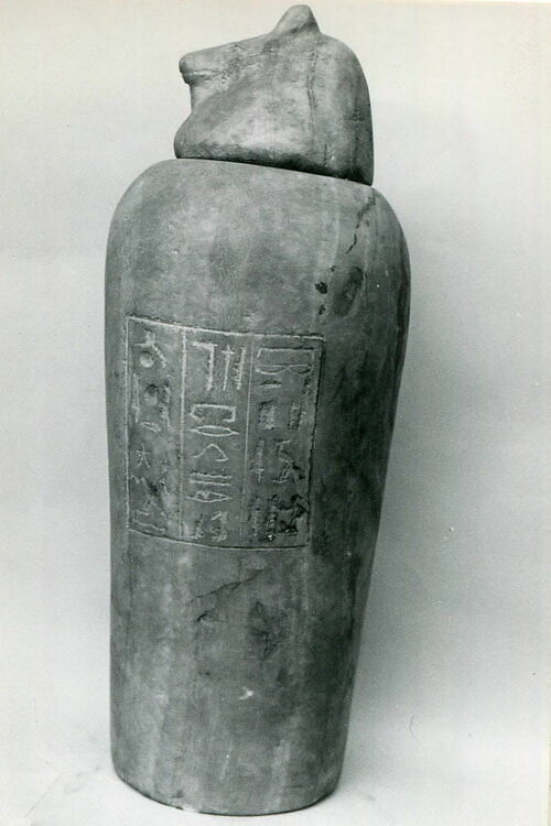 vase canope ; avec contenu - Louvre Collections