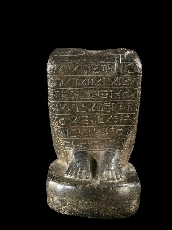 statue cube - Louvre site des collections