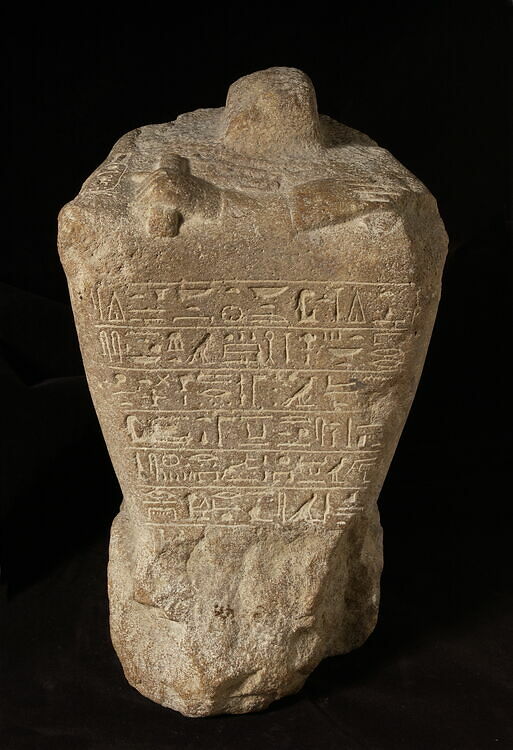 statue cube - Louvre site des collections