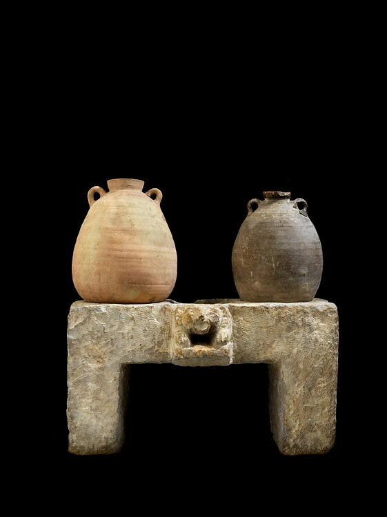 amphore ; plusieurs fragments recollés - Louvre site des collections