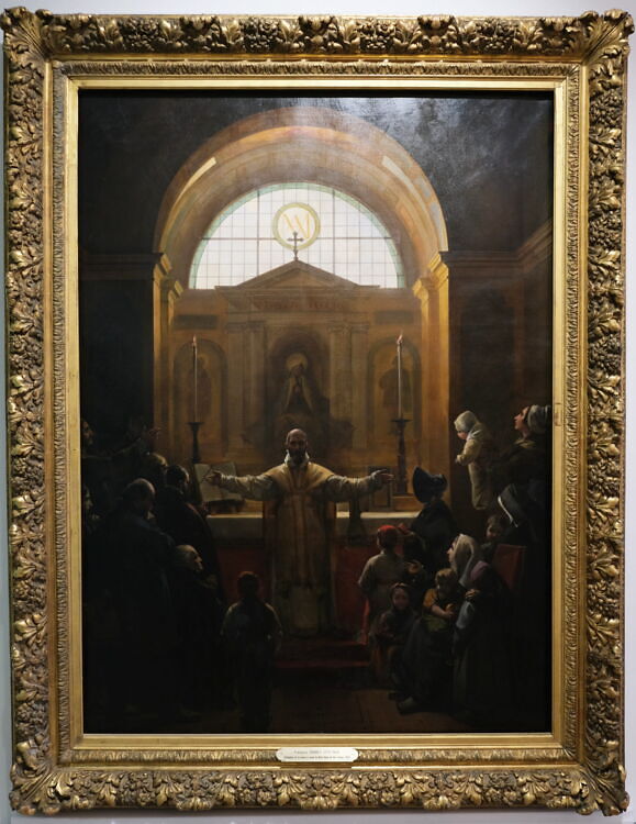 Célébration de la messe à l'autel de Notre-Dame de Bon-Secours - Louvre ...