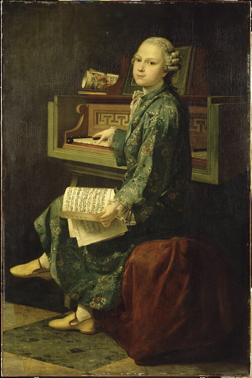 Portrait d'un jeune musicien - Louvre site des collections