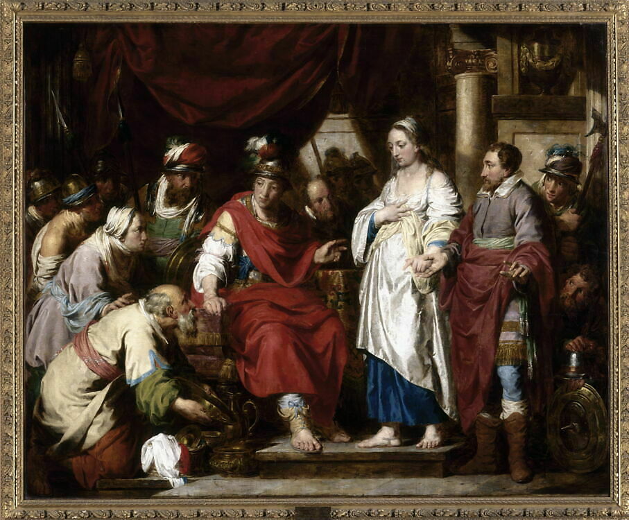 La Continence de Scipion - Louvre site des collections