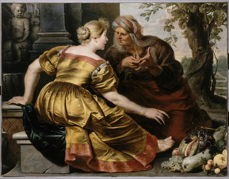 Vertumne et Pomone - Louvre site des collections