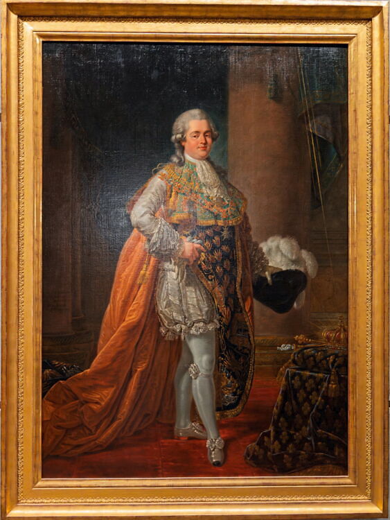 Portrait en pied du Comte de Provence - Louvre site des collections