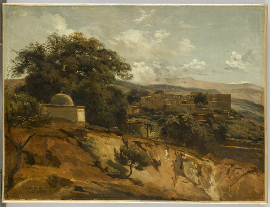 Vue prise à Broumâna - Louvre site des collections