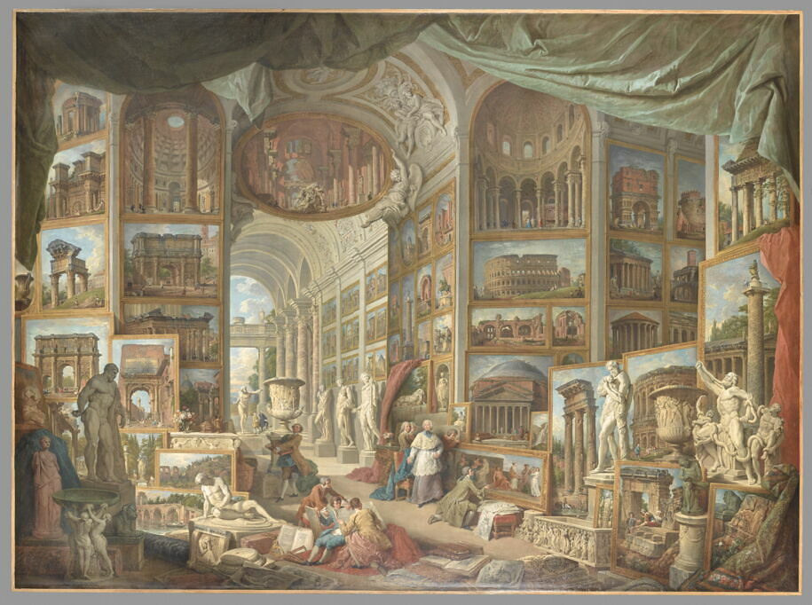 Galerie de vues de la Rome antique - Louvre site des collections