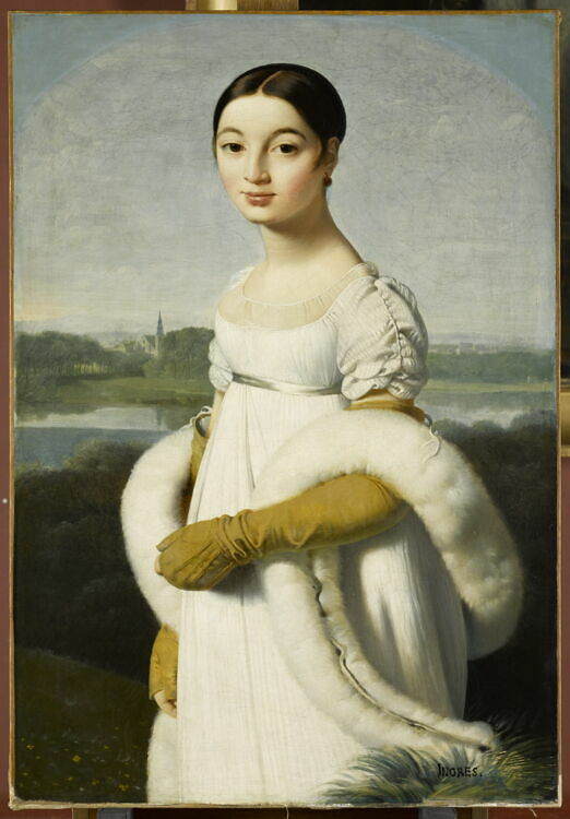 Mademoiselle Caroline Rivière - Louvre site des collections