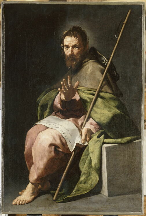 Saint Jacques le Majeur en pèlerin - Louvre site des collections