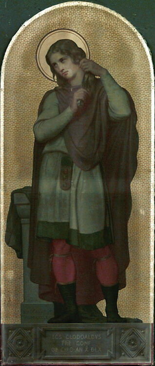 Saint Clodoald (Saint-Cloud). - Louvre Collections