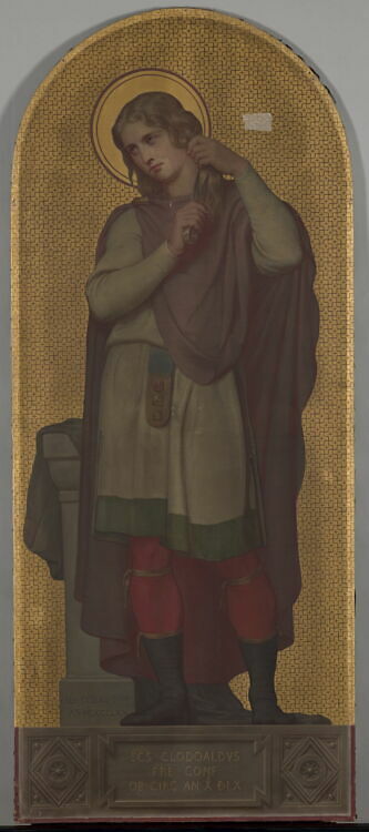Saint Clodoald (Saint-Cloud) - Louvre site des collections