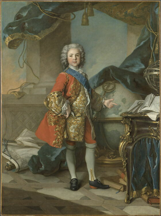 Le Dauphin Louis de France (1729-1765), fils de Louis XV, dans son ...