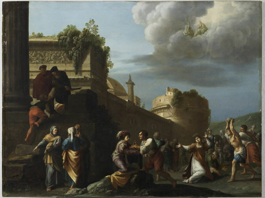 La Lapidation de saint Étienne - Louvre site des collections