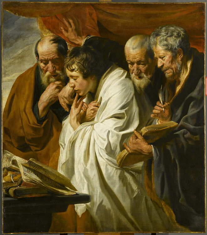 Les Quatre évangélistes - Louvre site des collections